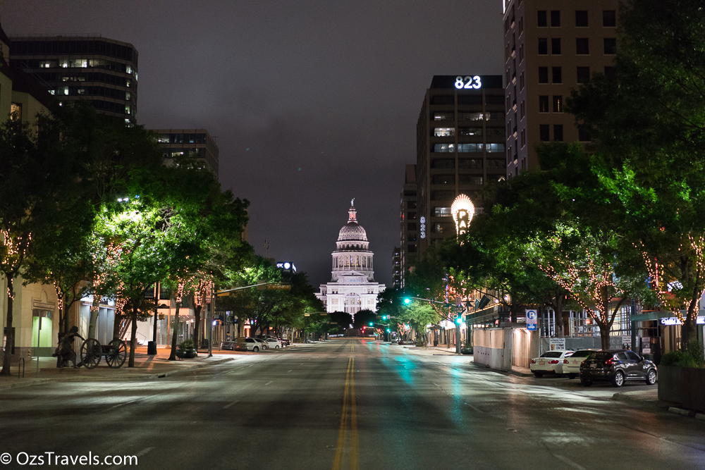 6th Street Austin Texas @ Night - Oz's Travels